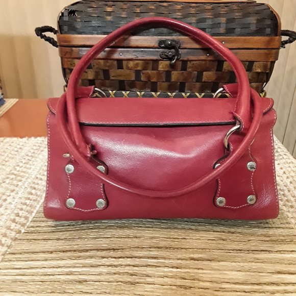 Prune | Bags | Prune Bovine Leather Satchel Red Color | Poshmark
